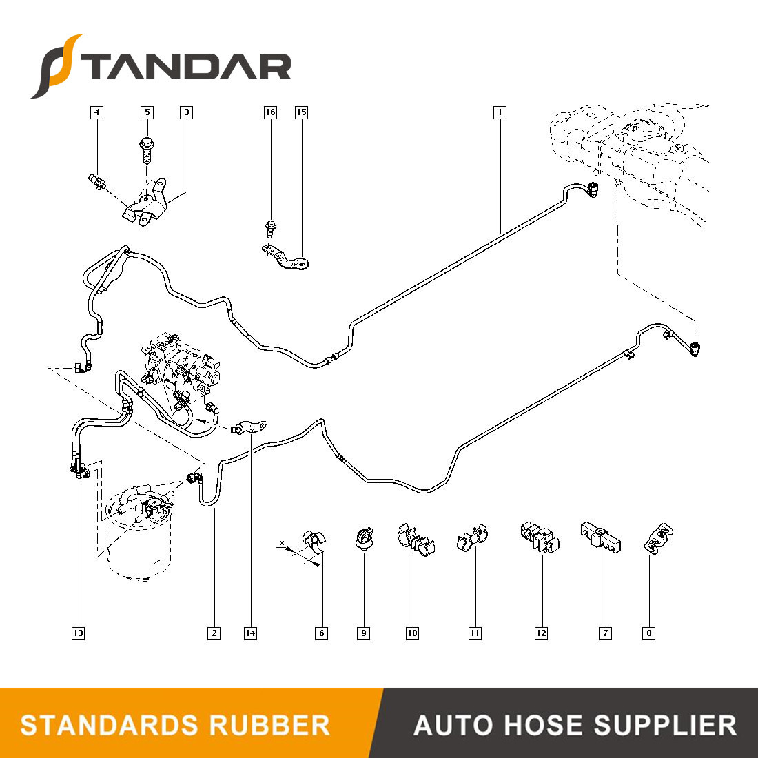 8200685633,Fuel Supply Pipe,fuel supply hose